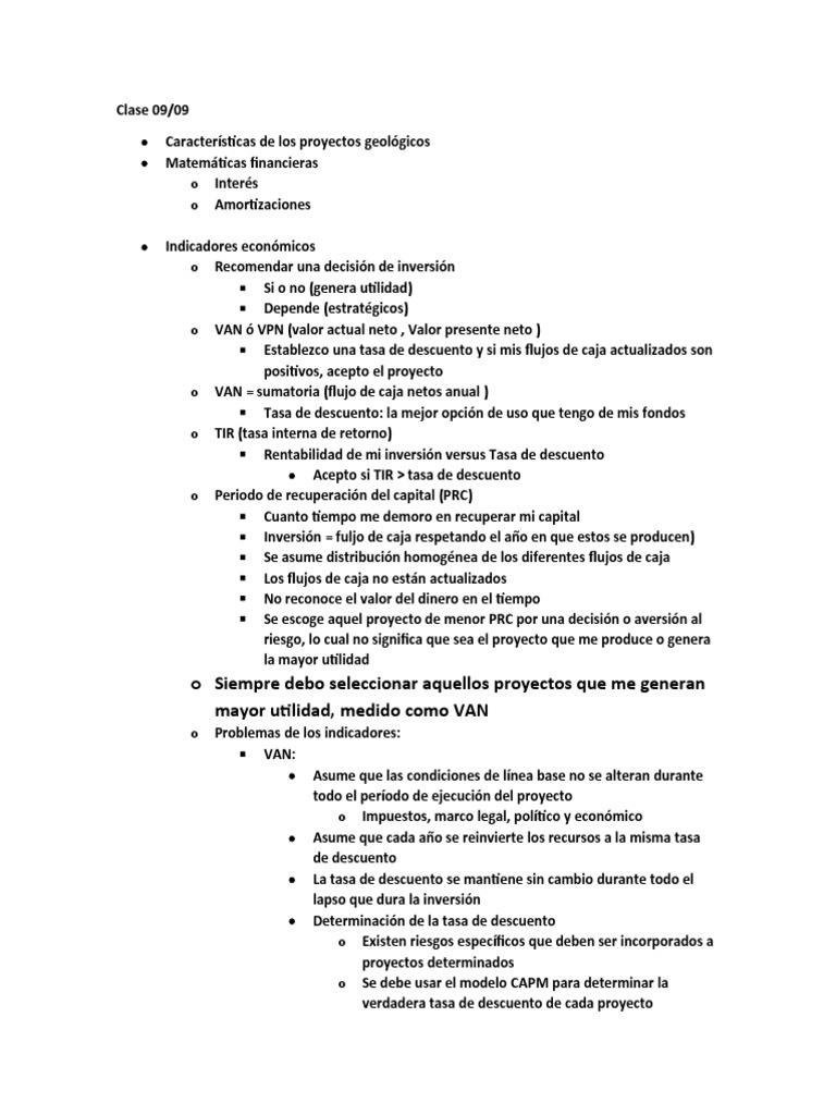 Clase Evaluación de Proyecto | PDF | Sector privado | Negocios económicos