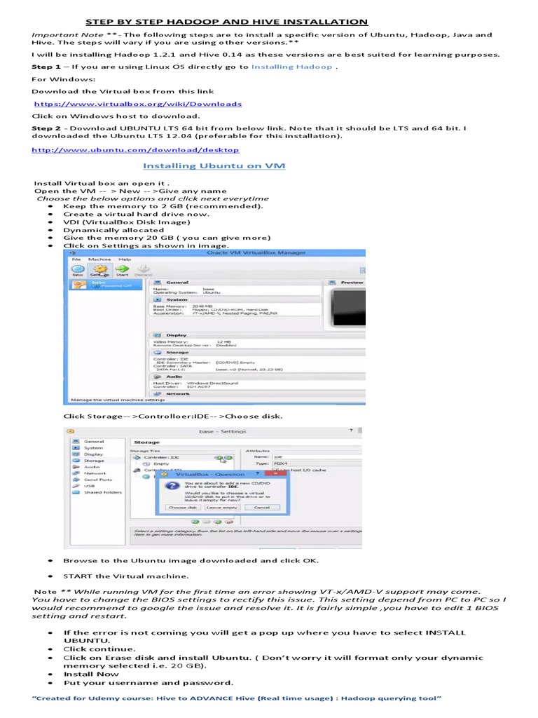 Manual Hadoop HIve Installation | PDF | Computing Platforms | Information Technology