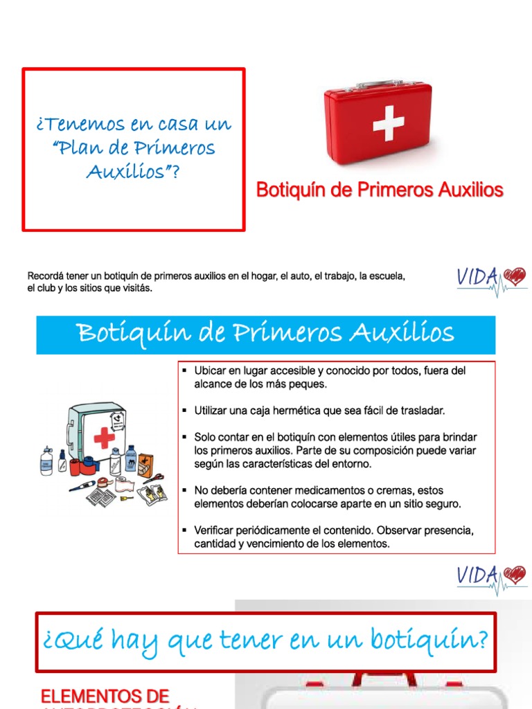 Guía para un Botiquín de Primeros Auxilios | PDF | Salud y bienestar