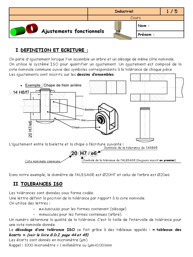 Ajustements Corection 1 | PDF