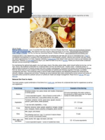 Lcs Diet Handout | PDF | Carbohydrates | Dieting