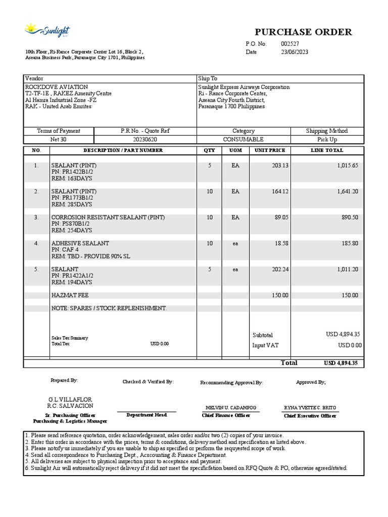 Amended PO 002527 | PDF | Money | Government Finances