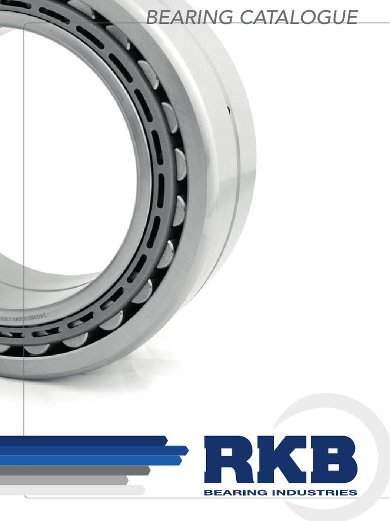 1, RKB Roller Bearing Catalogue | PDF | Bearing (Mechanical) | Machines