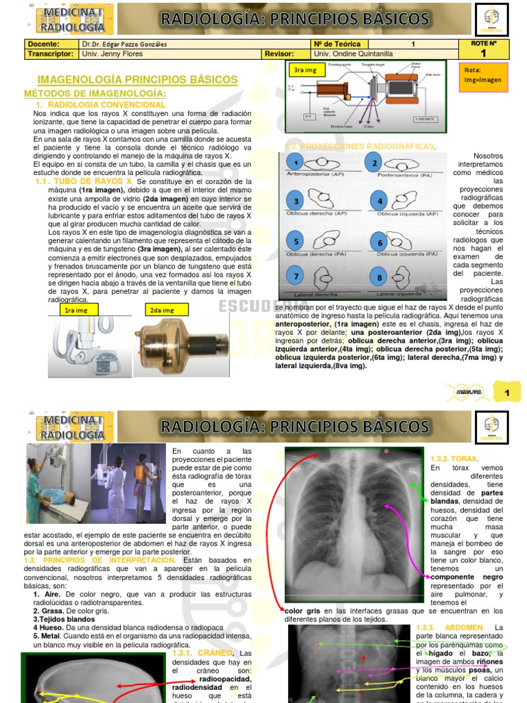 R-r1-t1 Imagenología Principios Básicos | Descargar gratis PDF | Estómago | Ct Scan