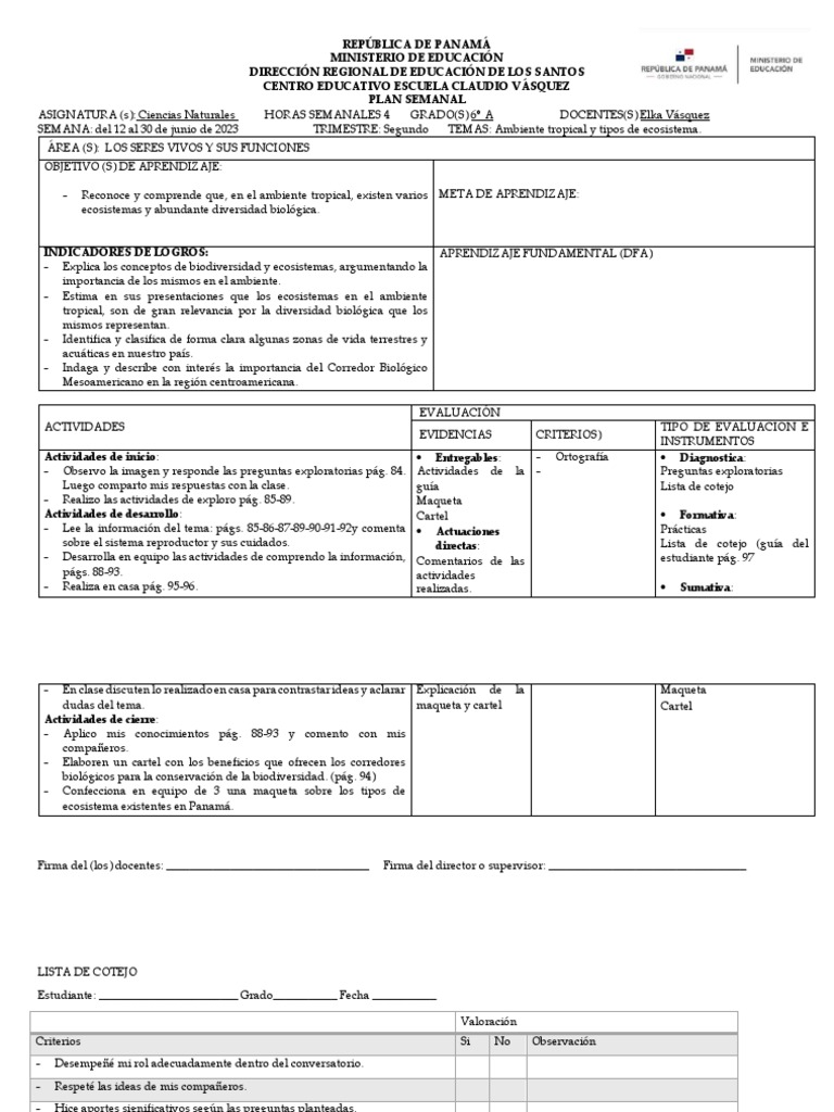 Plan S Nat 1 | PDF | Biodiversidad | Ecosistema