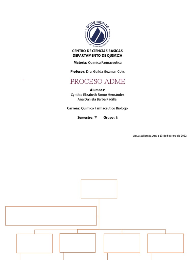 Proceso Adme | PDF | Medicamentos con receta | Ciencias de la vida Proceso Adme | PDF | Medicamentos con receta | Ciencias de la vida