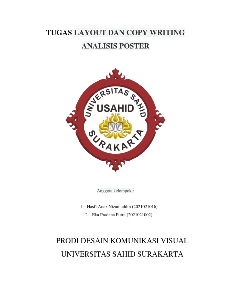 Tugas Layout Dan Copy Writing Analisis Poster Produk Sasa. 1 | PDF