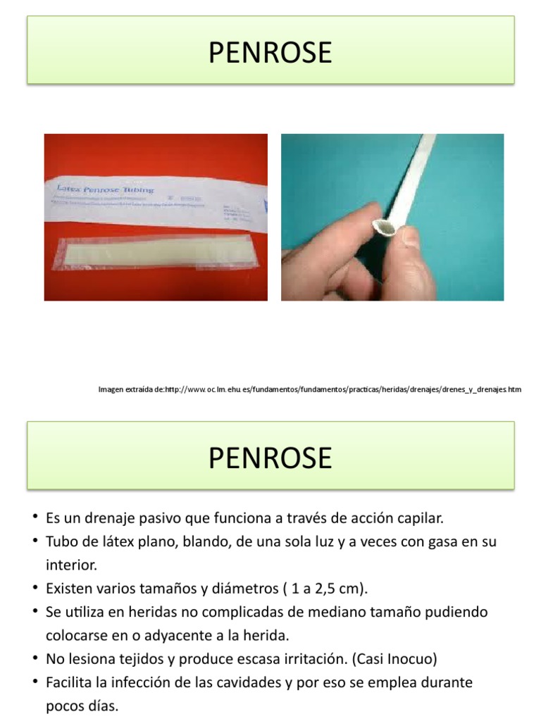Drenaje Penrose