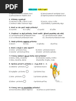 SJL Výstupná Písomka SJL 4. Ročník | PDF