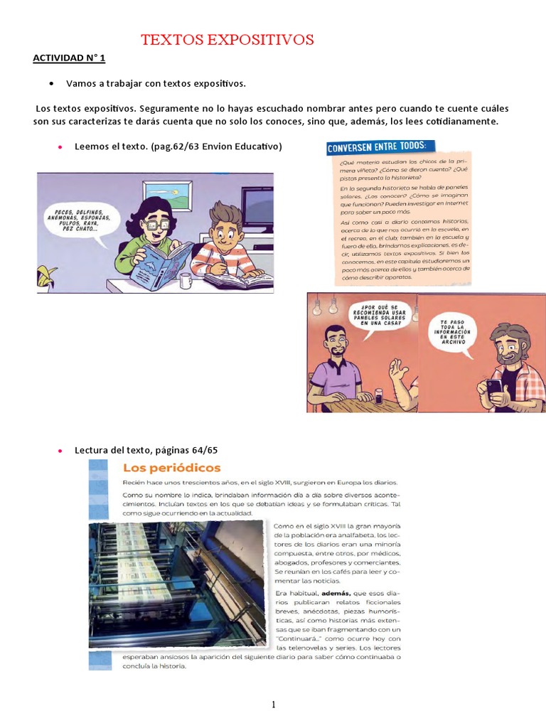 SECUENCIA Textos Expositivos | PDF | Coma | Puntuación