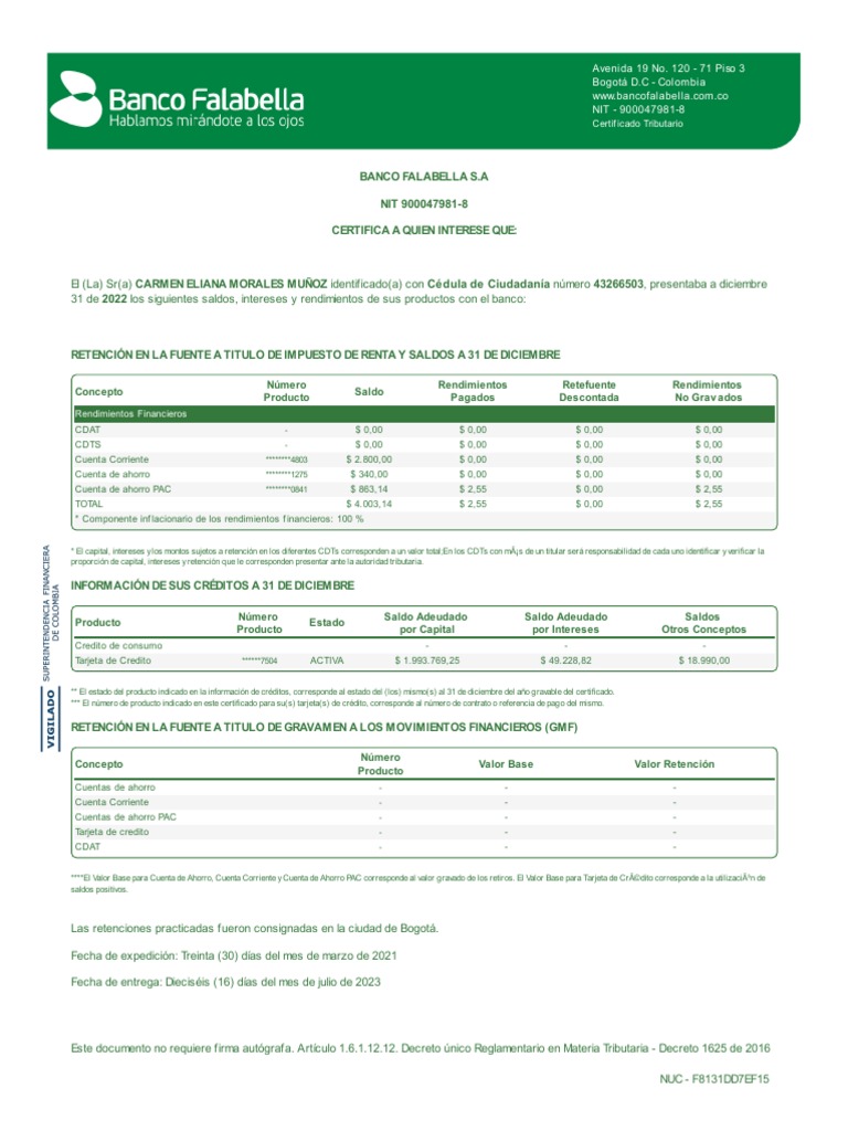 Certificado Unlocked | PDF | Bancario | Servicios financieros