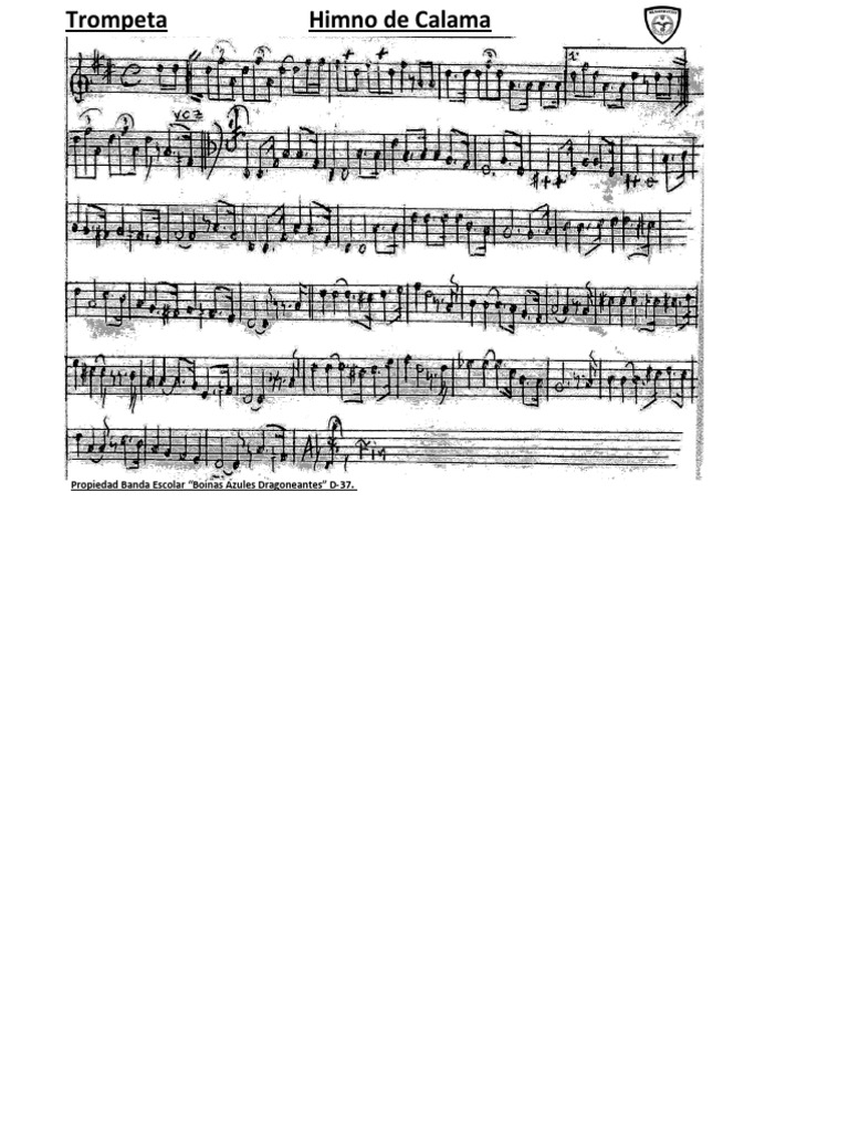 Himno de Calama - Letra y Banda | PDF