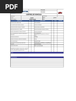 Formato de Control Vehicular | PDF