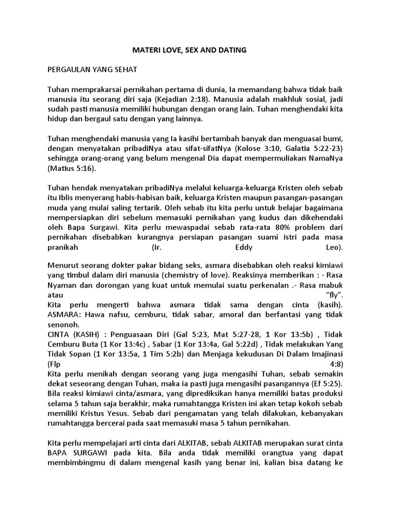 Love Sex Dating Pdf