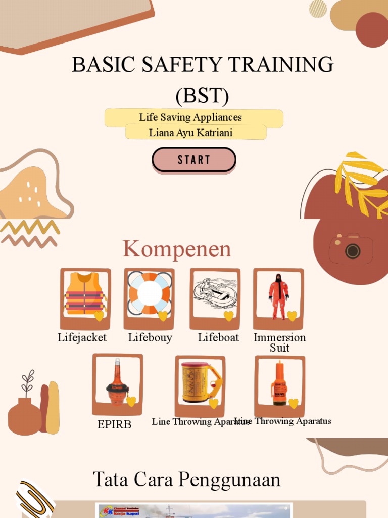 Basic Safety Training: Life Saving Gear | PDF