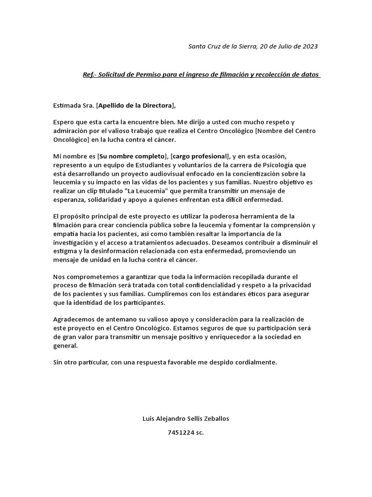 Solicitud Oncologico | PDF | Ciencia y matemáticas