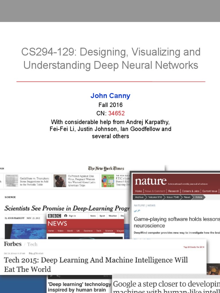 Lec 01 | PDF | Deep Learning | Applied Mathematics