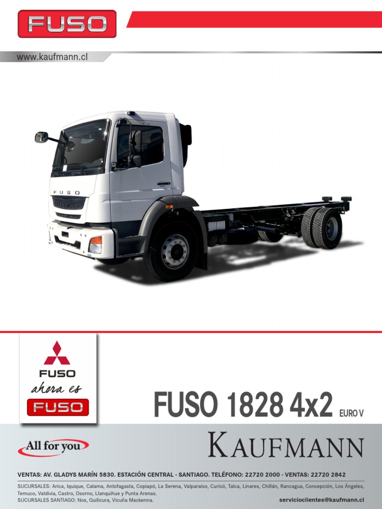 Catalogo FUSO 1828 | PDF | Eje | Vehículos