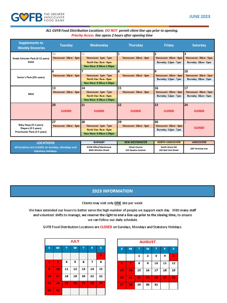 GVFB Calendar June 2023 FINAL | PDF