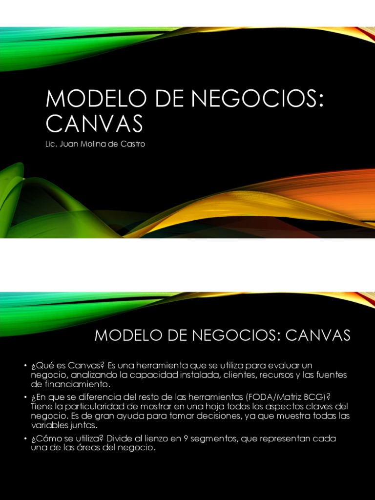 CANVAS | PDF | Cliente | Economias