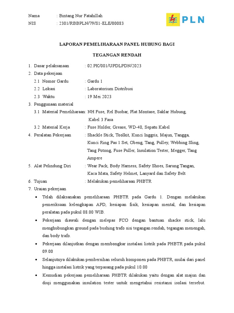 Laporan Praktikum PHBTR | PDF