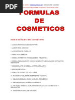 Ndice de Productos Cosm Ticos PDF | PDF | Jabón | Aluminio
