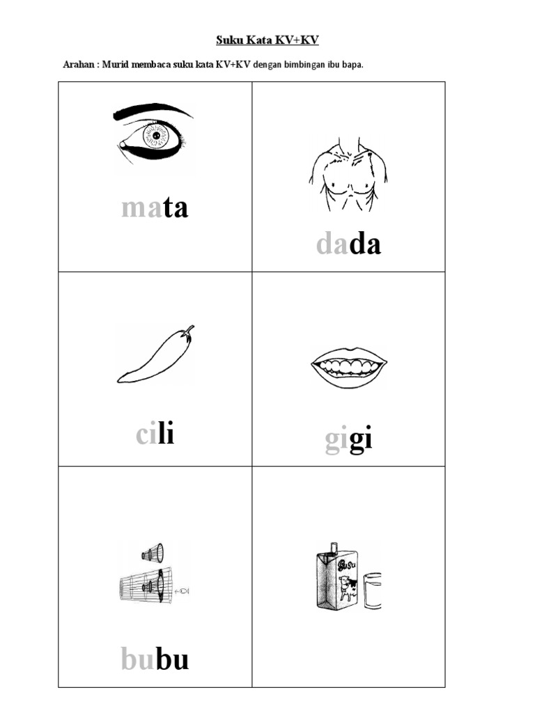 Lembaran Kerja KVKV | PDF