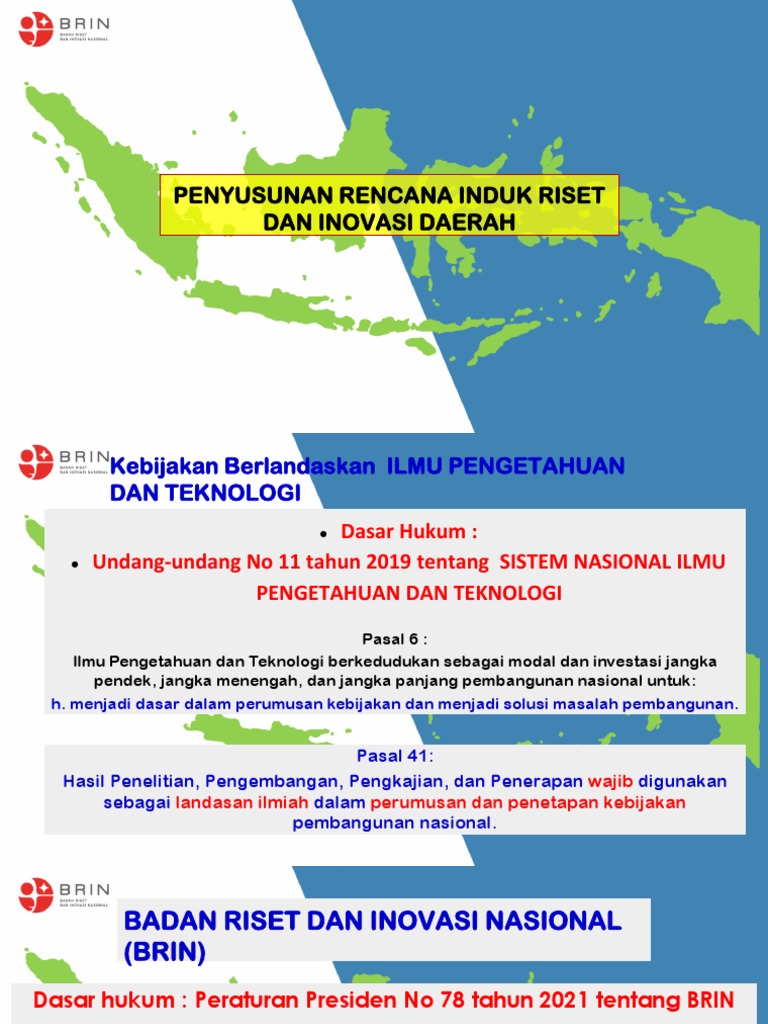 Materi Penyusunan Rencana Induk Dan Peta Jalan Rid | PDF | Seni