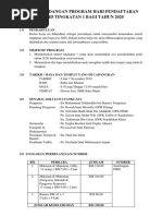 Format Kertas Kerja Program | PDF