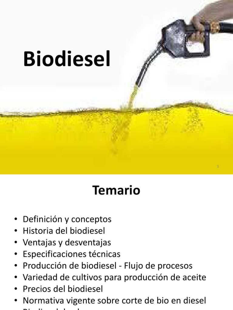 Ventajas y Desventajas del Biodiésel | PDF | Biodiésel | Combustible diesel