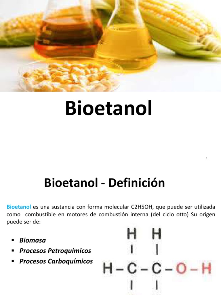 Bioetanol | PDF | Combustible de etanol | Glucosa