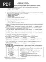 Module Culminating Activity Grade 12 Humss | PDF