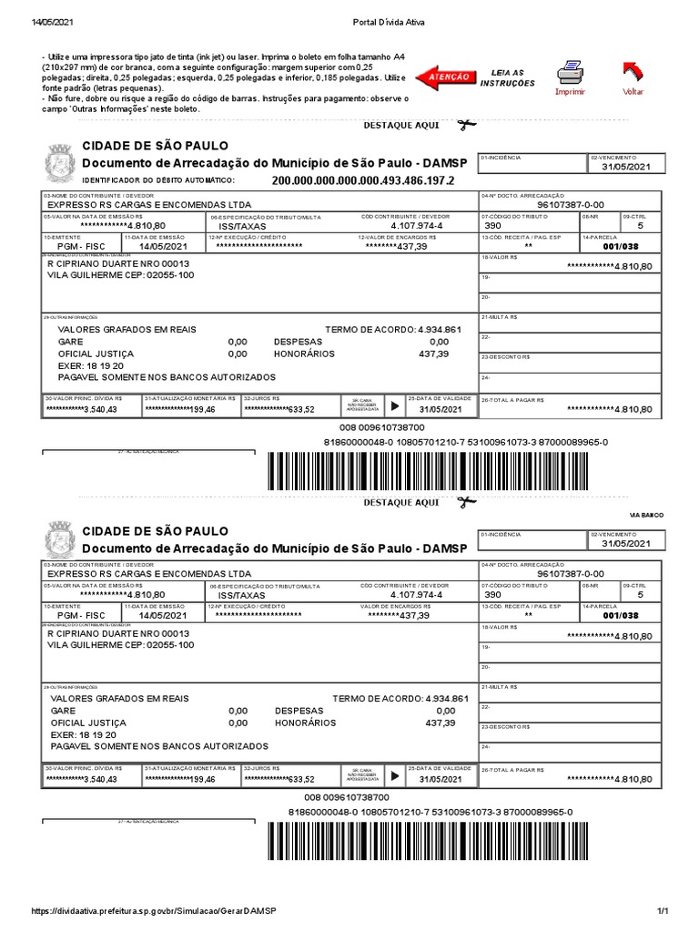 DAMSP Acordo 052021 | PDF