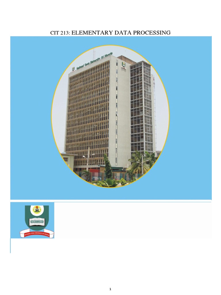 CIT 213 - Revised | PDF | Databases | Computer Data Storage