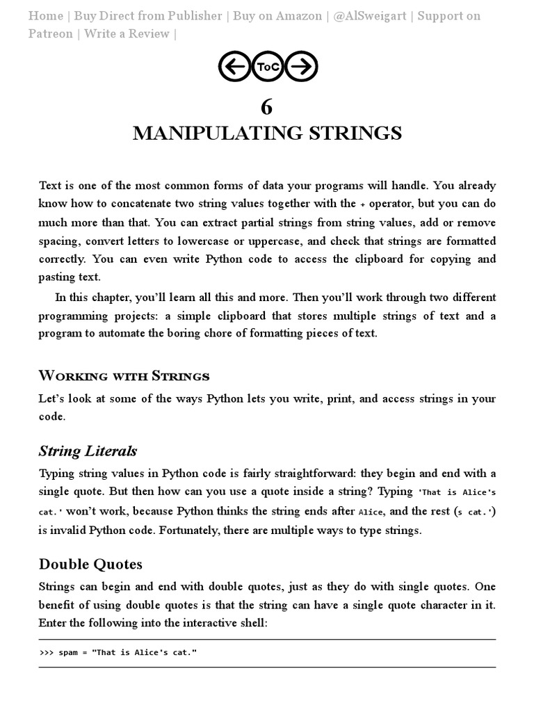 Manipulating String | PDF | String (Computer Science) | Software ... Manipulating String | PDF | String (Computer Science) | Software ...