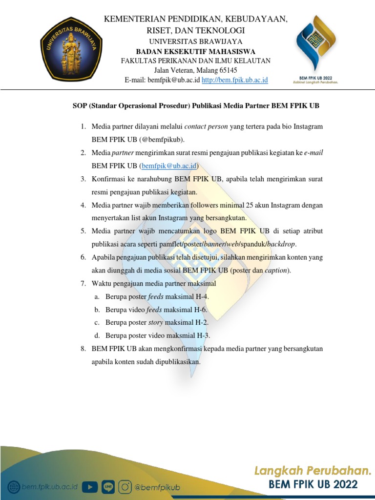 Sop Media Partner | PDF