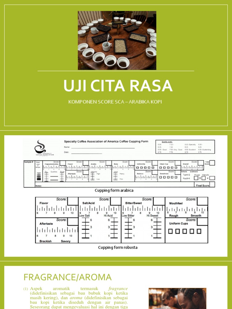 Uji Cita Rasa Presentasion | PDF