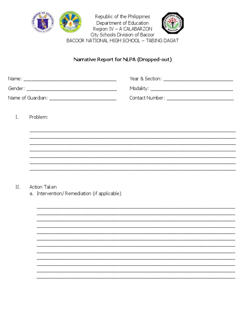 NARRATIVE-REPORT-ON-NLPA (1) | PDF