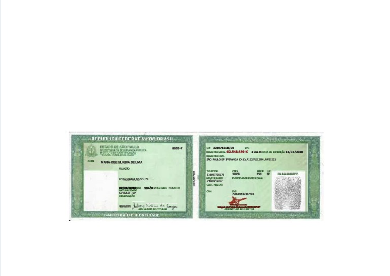 RG Editavel 2020 | PDF