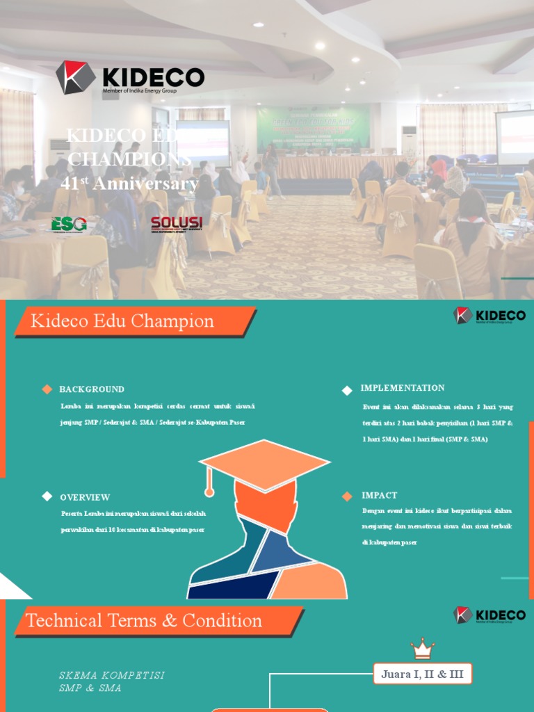 Kideco Edu Champion: Lomba Cerdas Cermat SMP/SMA | PDF