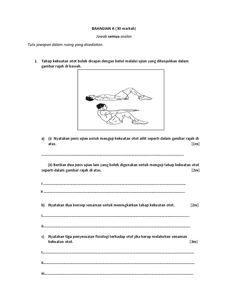 Soalan Sains Sukan Sem 2 PHG | PDF