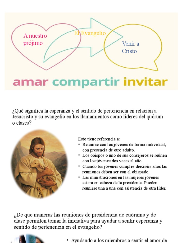 Amar, Compartir y Invitar | PDF