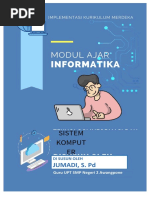 Modul Ajar Informatika - Sistem Komputer - Fase E | PDF