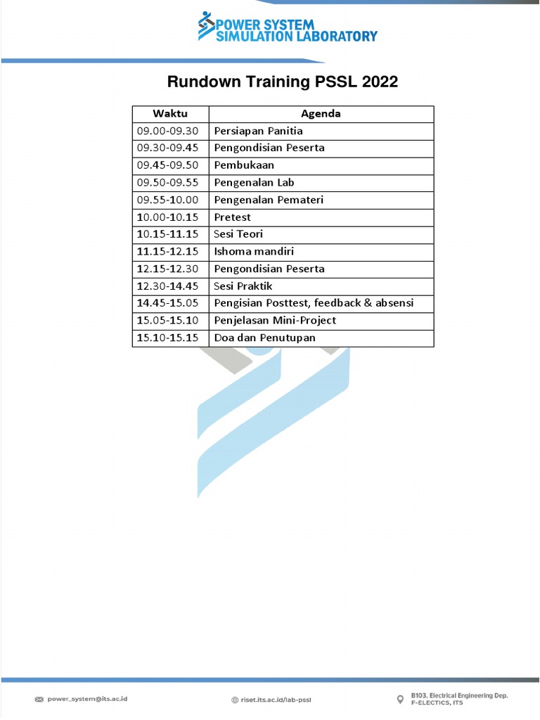 Jadwal Training PSSL 2022 | PDF | Karier & Perkembangan | Seni