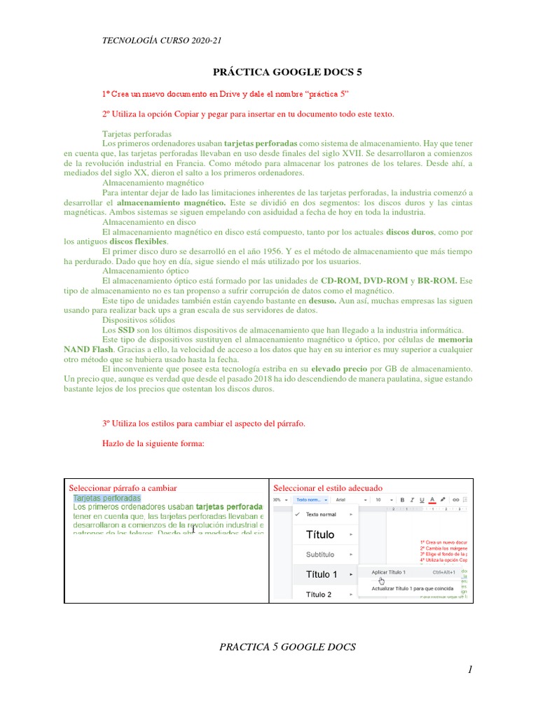 PRÁCTICA 5 | PDF | Disco duro | Hardware de la computadora
