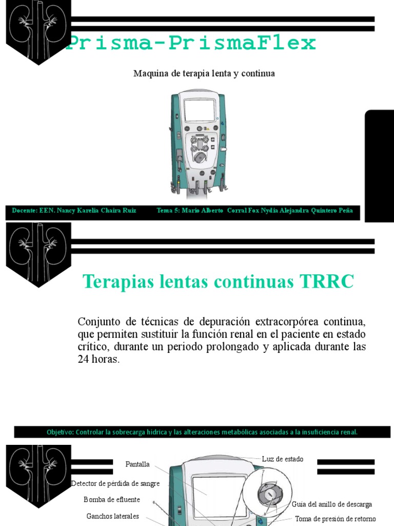Terapias Continuas PrismaFlex en Nefrología | PDF | Medicina CLINICA ...