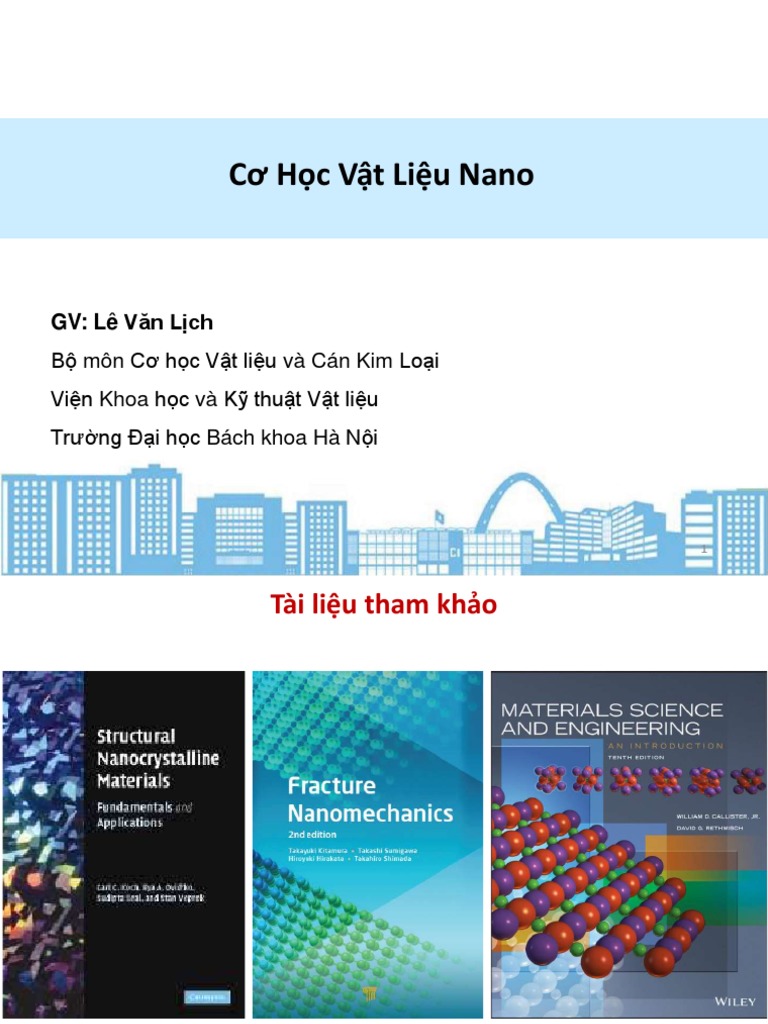 Lect01 - Tổng Quan - CHVL | PDF
