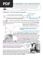 Aqa A Level Germany Revision Guide | PDF | Weimar Republic | Nazism
