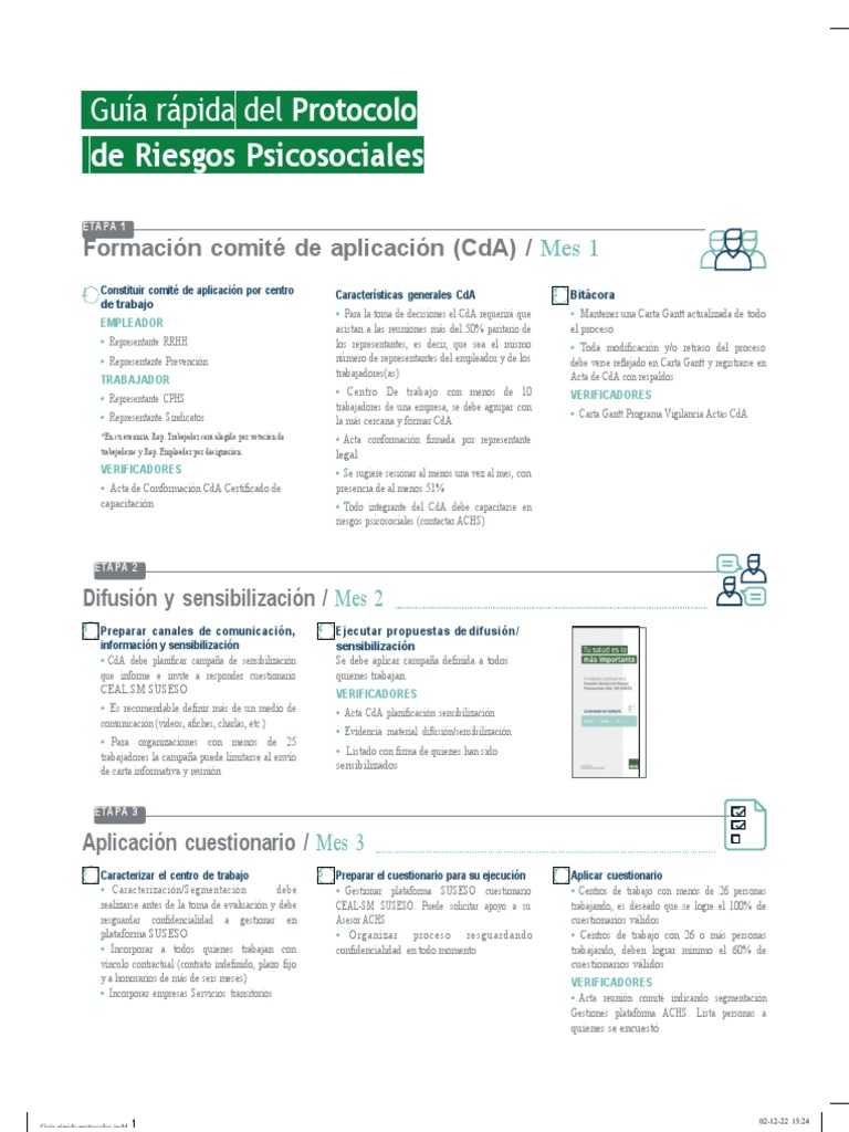 Guia Rapida Pasos para El Protocolo Psicosocial CEAL-SM | PDF | Negocios | Finanzas y dinero