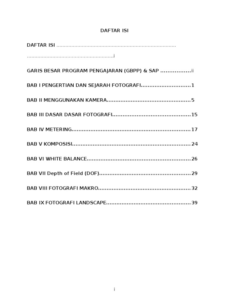 Materi Fotografi 1 | PDF